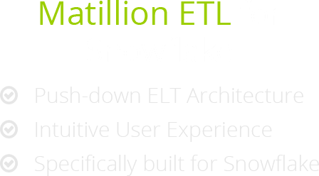 Cloud Data Integration Software | Matillion